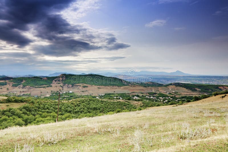 Ispik village stock image. Image of horizontal, trees - 26914085
