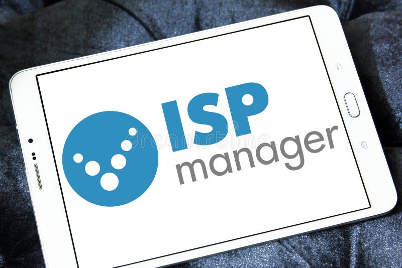 ISPmanager logo editorial image. Image of icons, editorial - 117910565
