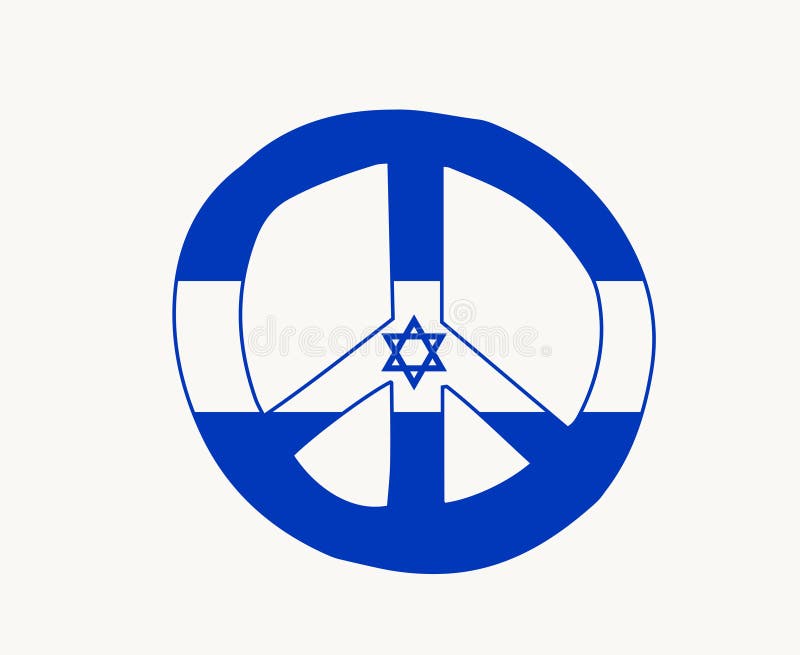 Israel Symbol Peace Flag Emblem Middle East Country Abstract Stock ...