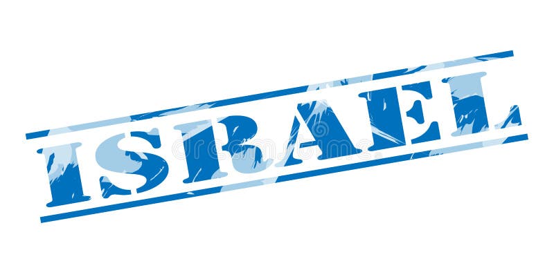 Israel Blue Marked in Political Map of South Asia and Middle East ...