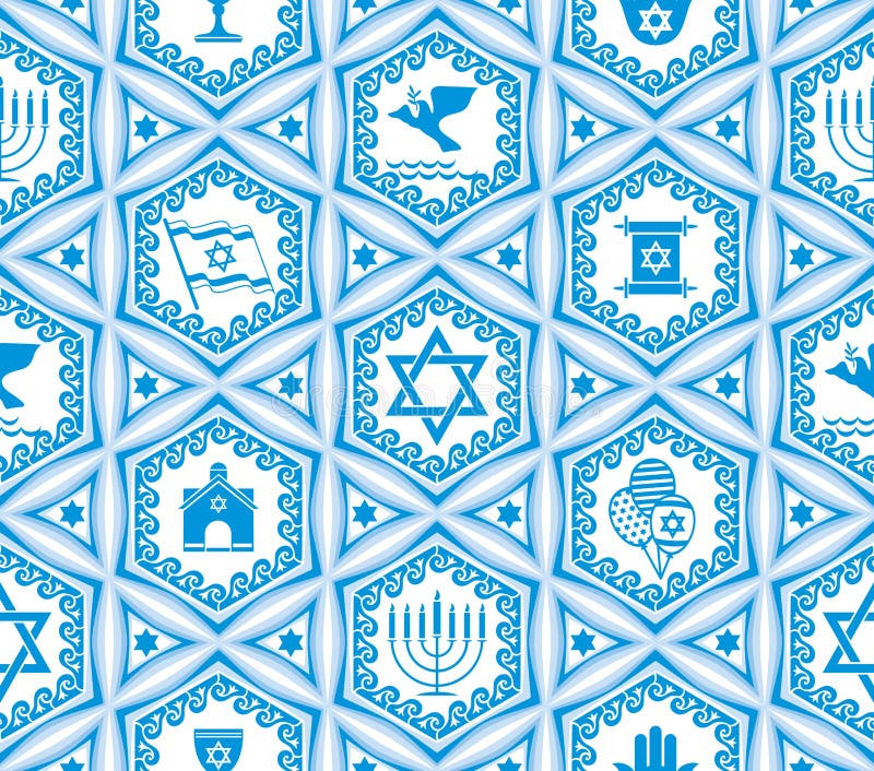 Hexagram pattern stock vector. Illustration of pattern - 13224264