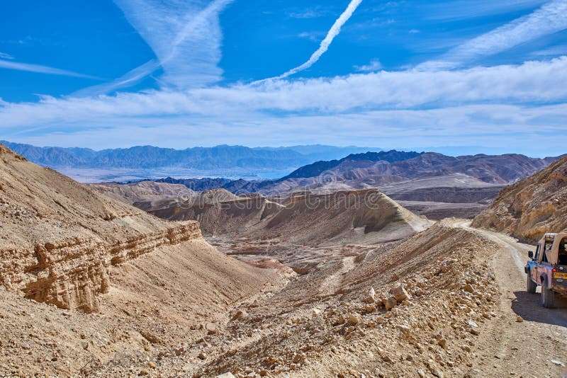 Israel Elat Die Rote Schlucht Stockfoto - Bild von entlang, muster: 90395108