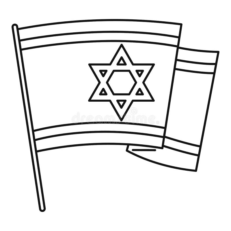 Israeli Flag Coloring Page Coloring Pages