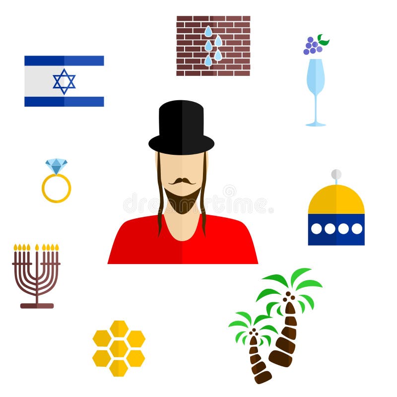Israel flat design stock vector. Illustration of flag - 88145478