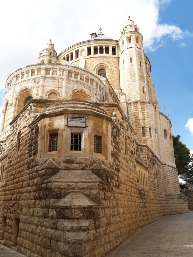 Israel, Jerusalem. Abbey of the Assumption of Virgin Mary Stock Image ...