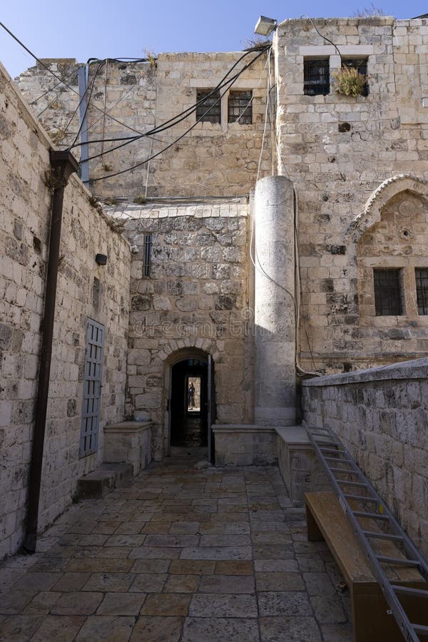 Entrance To the Cenacle - the Traditional Site of the Last Supper Stock ...