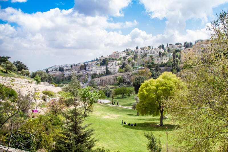 Valle De Gehenna Hinnom En Jerusalén Foto de archivo - Imagen de ...