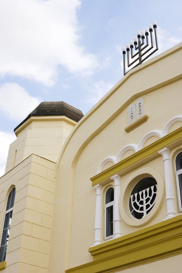 Israel Jewish synagogue in stock photo. Image of menorah - 3918028