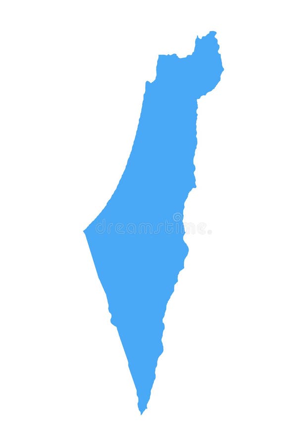 Israel Map - Vector Illustration Stock Illustration - Illustration of ...