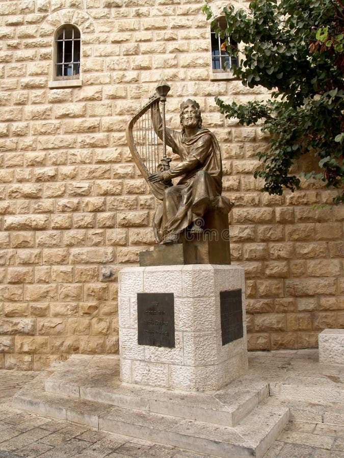 Israel. Monument To the Tsar David in Jerusalem Stock Photo - Image of ...