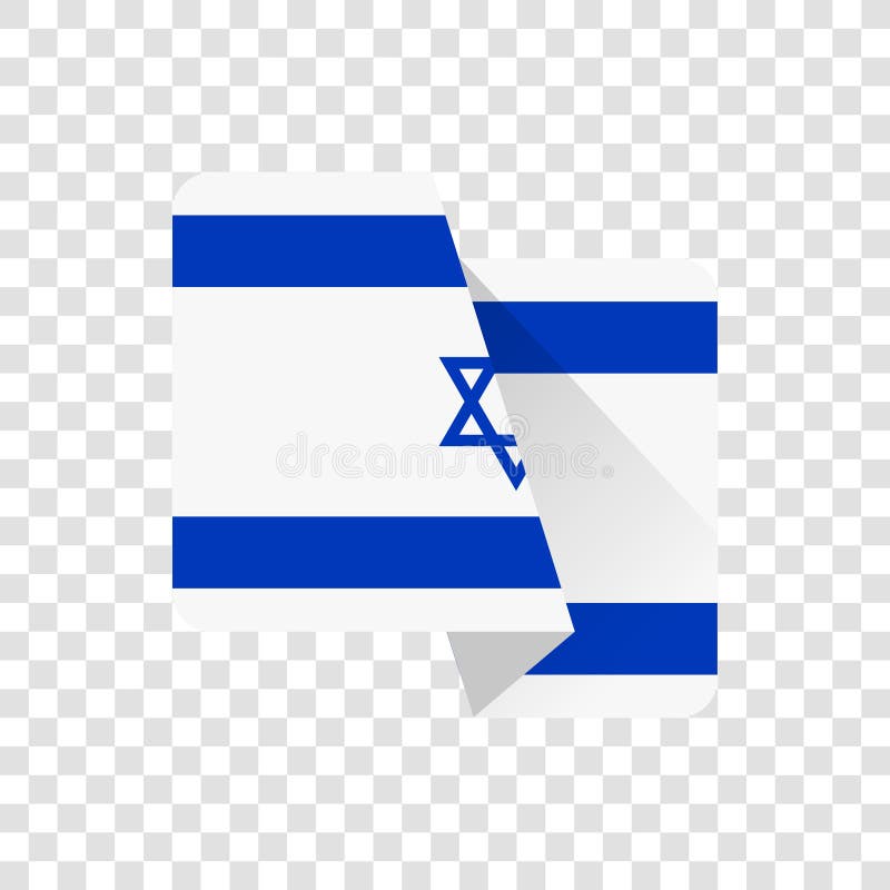 Israel - National Flag stock illustration. Illustration of country ...