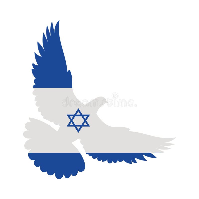 Israel peace dove design stock vector. Illustration of world - 298901936
