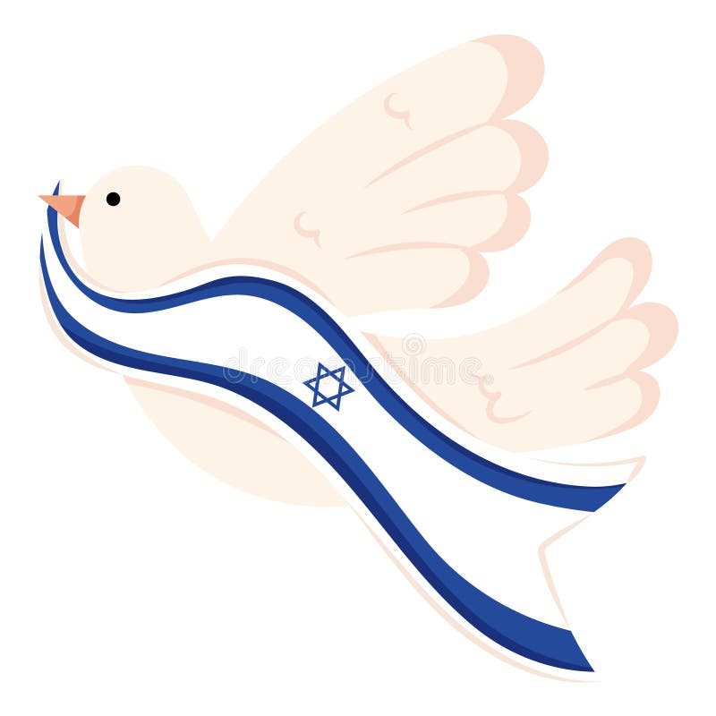 Dove Israel Flag Stock Illustrations – 193 Dove Israel Flag Stock ...