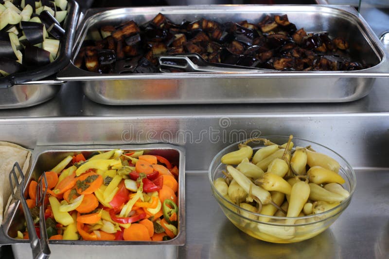 Hot Lunch and Snack on the Restaurant Table Stock Photo - Image of ...