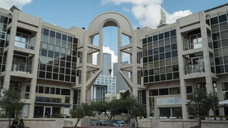 Israel Tel Aviv Opera House Hyper Lapse Stock Footage - Video of east ...