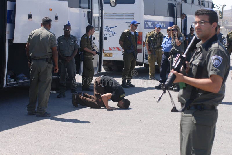 Israele Libera 255 Prigionieri Palestinesi Fotografia Stock Editoriale ...
