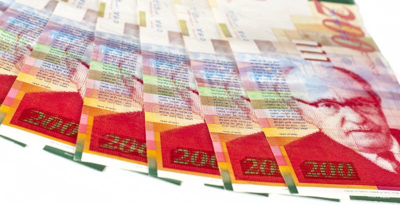 Israeli currency stock image. Image of amount, money - 16993403