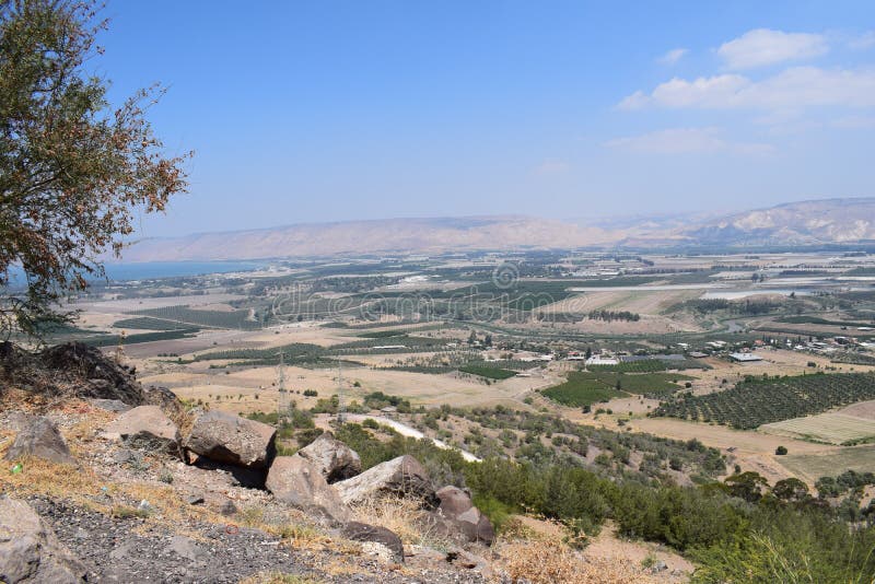 Israeli Fields stock image. Image of horizon, north - 207774667