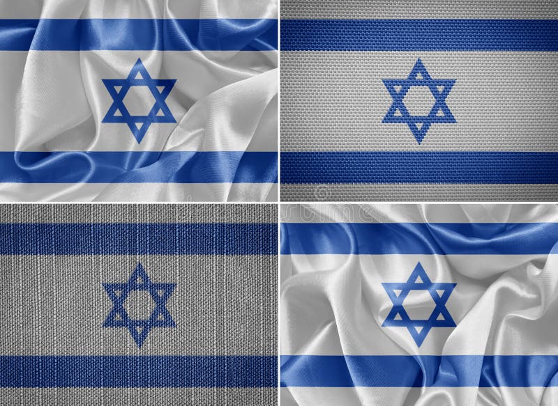 Israeli flag stock illustration. Illustration of pattern - 101930693