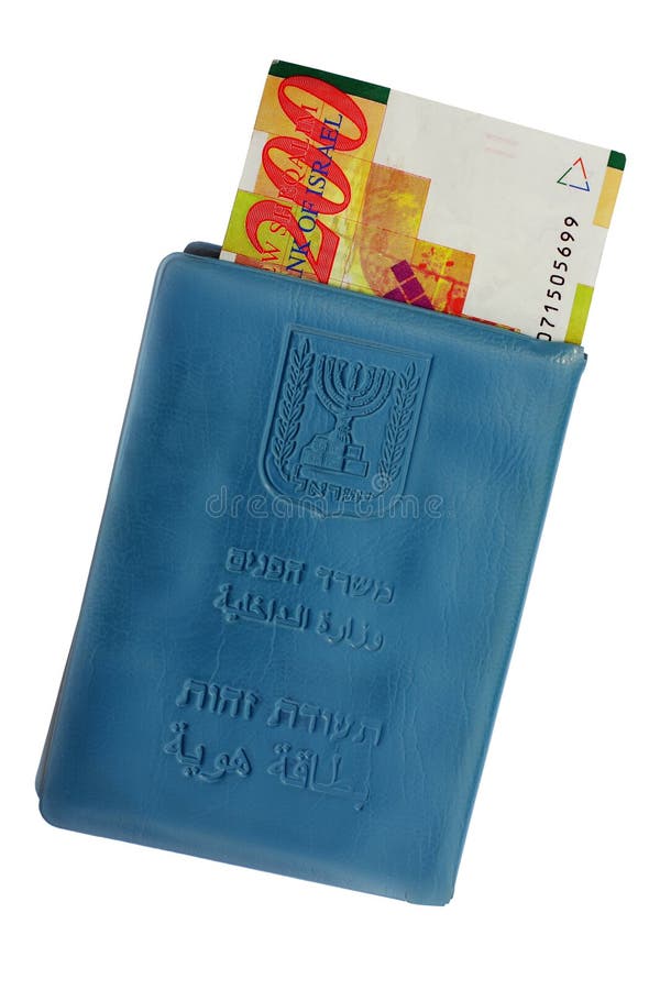 Israeli Identity Card and Money Stock Photo - Image of business, paper ...