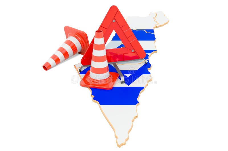 Israeli Triangle Flag Hanging, Illustration Stock Vector - Illustration ...