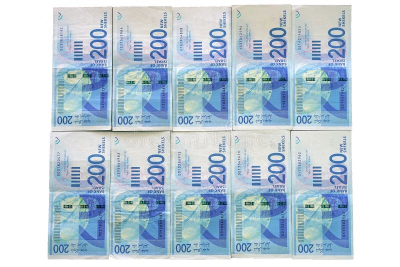 Israeli money notes stock image. Image of investment - 169782733