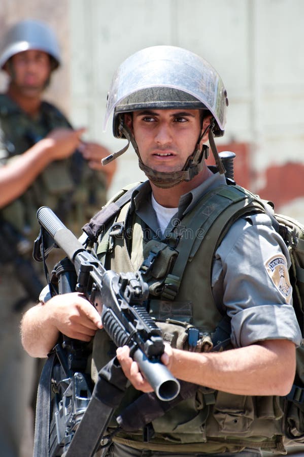 Israeli Occupation Soldiers in Hebron Editorial Stock Photo - Image of ...