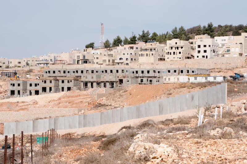 Israeli Settlement Construction Editorial Image - Image of construction ...