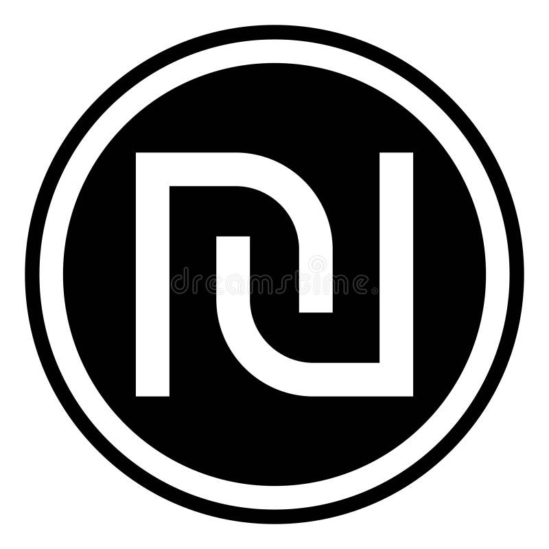 Israeli Shekel Currency Symbol Stock Vector - Illustration of currency ...