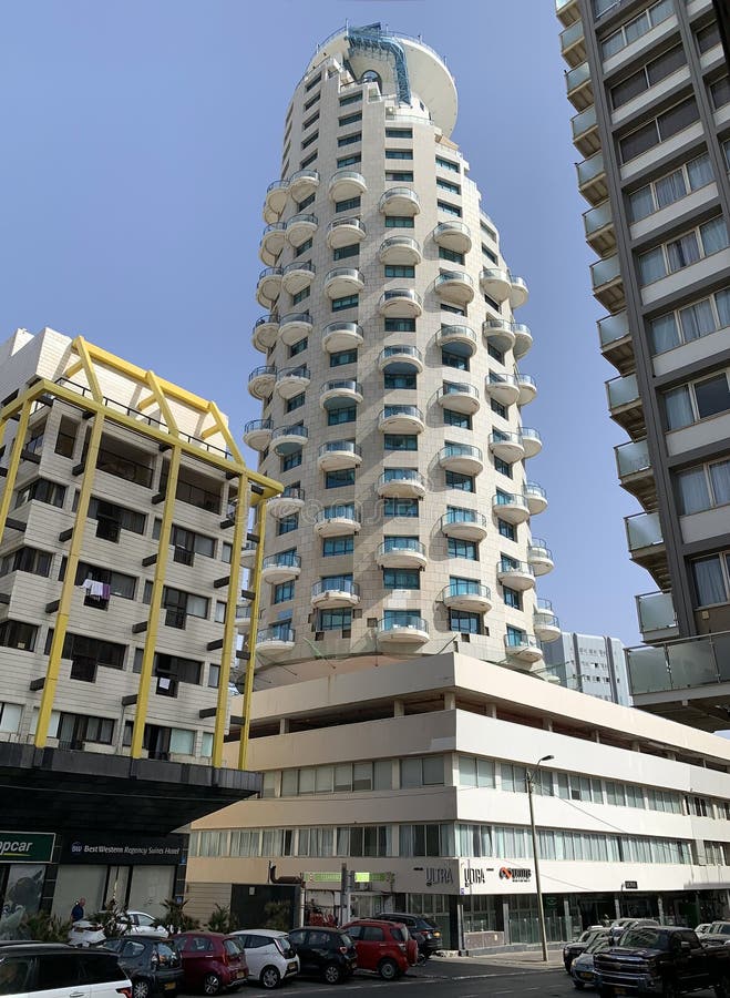 Isrotel Tower Hotel in Tel Aviv Editorial Photo - Image of architecture ...