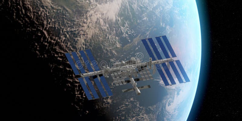 Satellite stock illustration. Illustration of data, orbit - 1194524