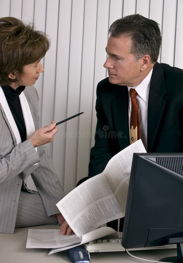 An Issue for Debate stock image. Image of lady, analyze - 3722933