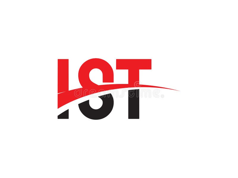 IST Letter Initial Logo Design Vector Illustration Stock Vector ...