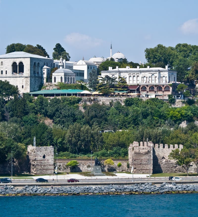 Topkapi Palace Istanbul stock photo. Image of tree, domes - 32865992