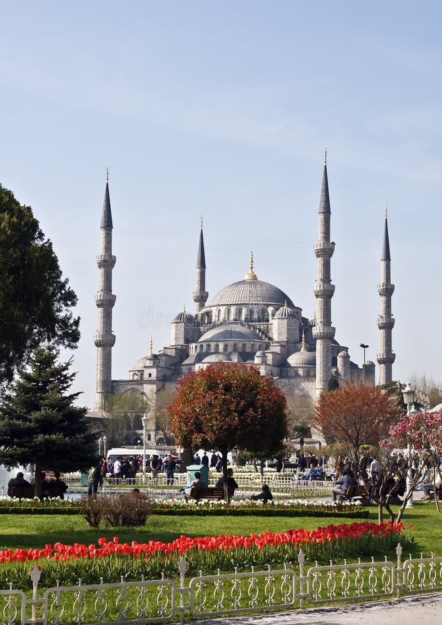 Istanbul. Blue mosque. stock photo. Image of european - 9098916