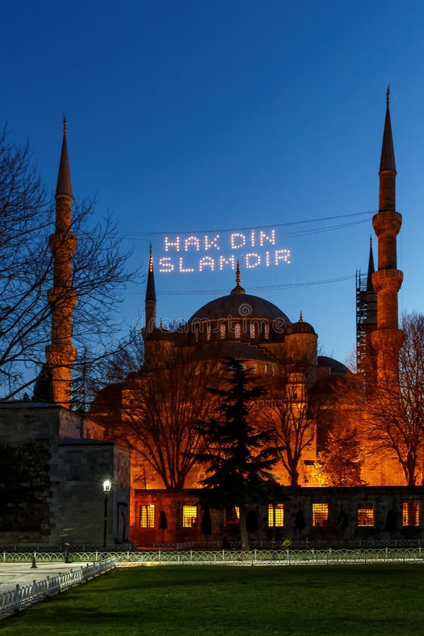 Istanbul Blue Mosque stock photo. Image of famous, doom - 60571344