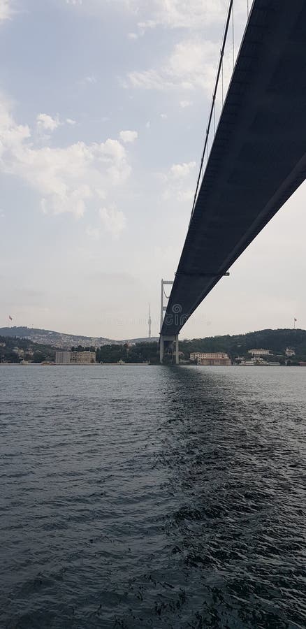 Istanbul Bosphorus Bridge, Now Called 15 July Martyrs Bridge, View of ...