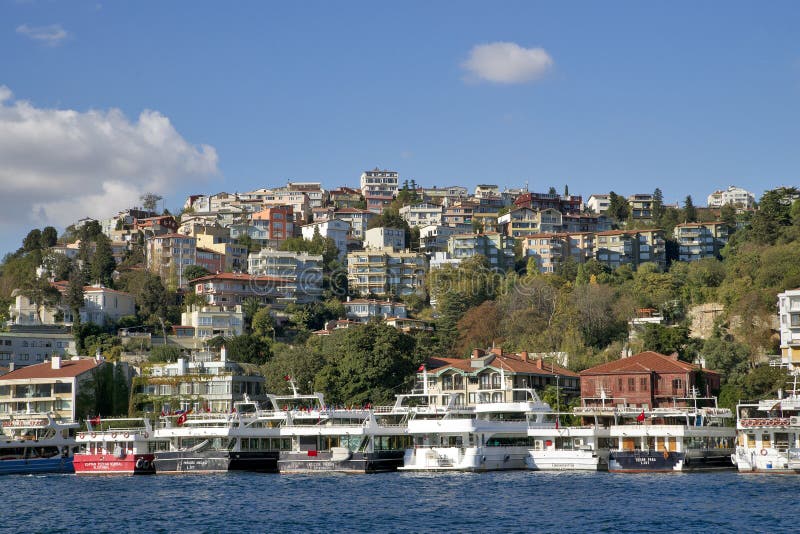 Istanbul, Bosphorus, Turkey Editorial Stock Photo - Image of cupola ...