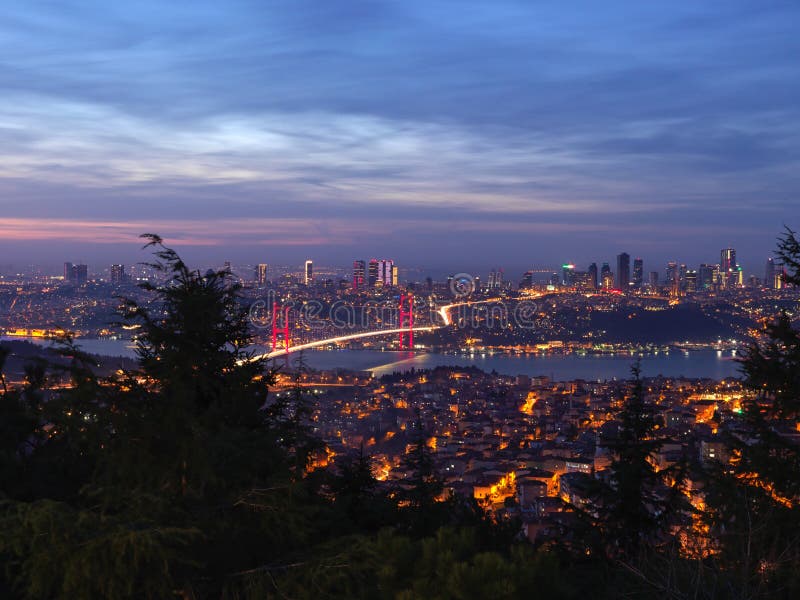 Istanbul bosphorus view stock image. Image of architecture - 138575863