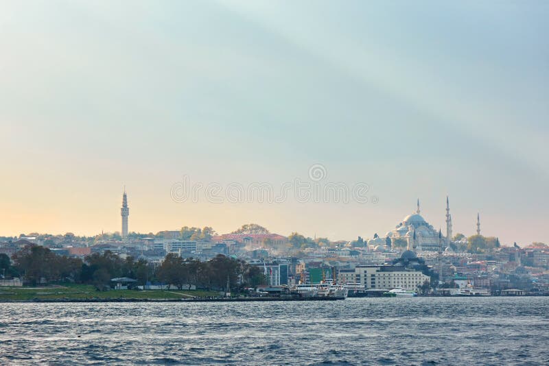 Istanbul the Capital of Turkey. Stock Image - Image of bluemosque ...