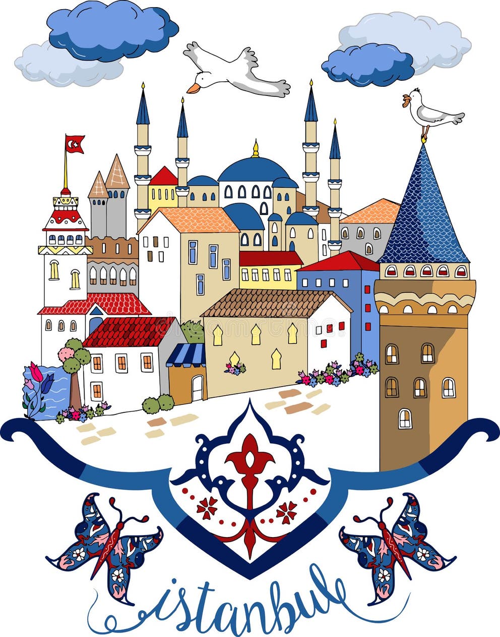 Drawing Istanbul Stock Illustrations – 2,797 Drawing Istanbul Stock ...