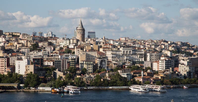 Istanbul City, Turkey editorial stock photo. Image of horn - 66539388