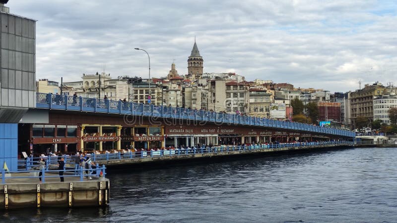Istanbul city view editorial stock image. Image of river - 262071944