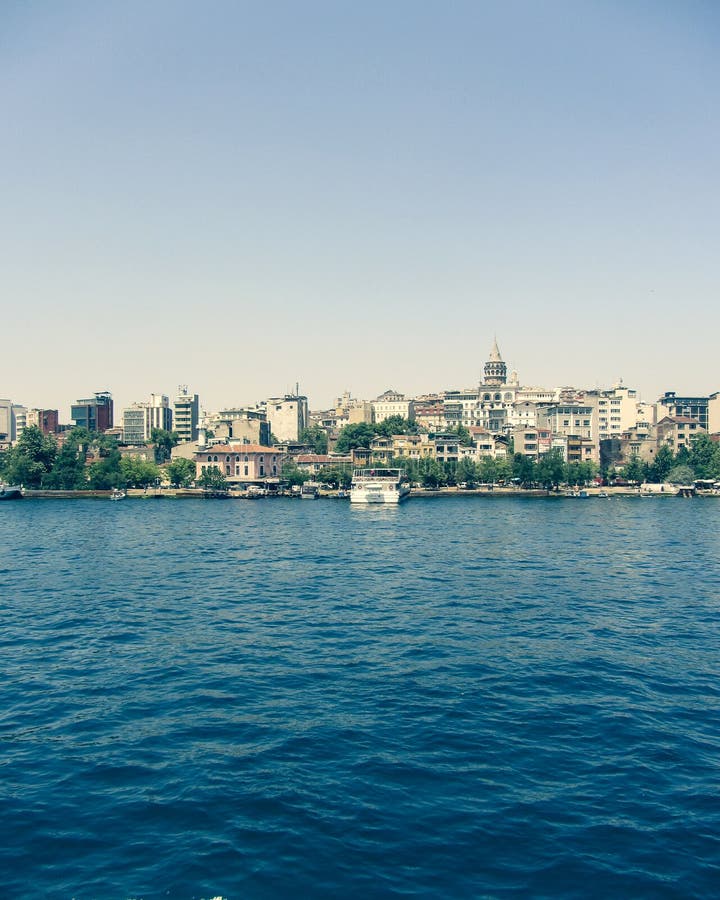 Istanbul city view editorial image. Image of shore, istanbul - 134844930