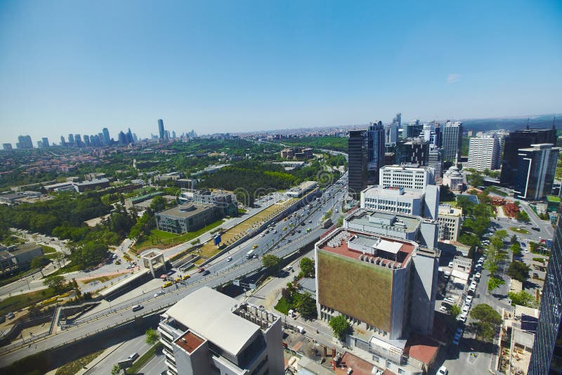 Istanbul City View from Hotel Room Window Stock Photo - Image of texas ...