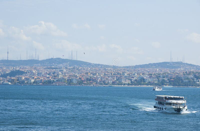 Istanbul city view editorial stock image. Image of architecture - 49383494