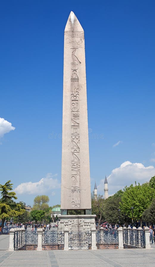 The Obelisk of Istanbul editorial photo. Image of hippodrome - 15291501