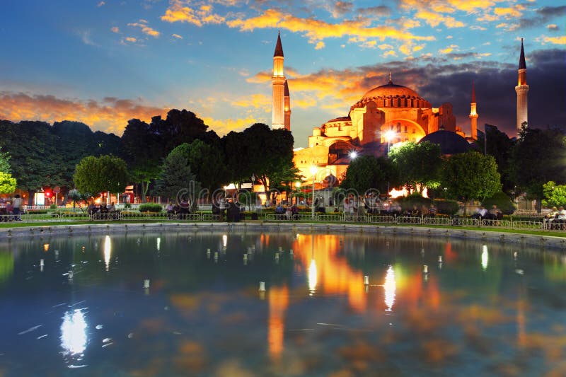 Hagia Sophia - Istanbul stock image. Image of history - 15418547