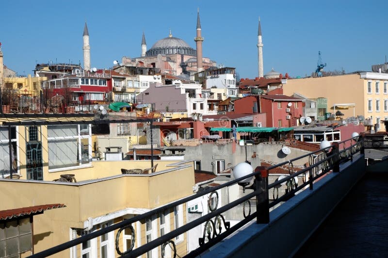 Istanbul houses stock image. Image of minaret, culture - 25376579