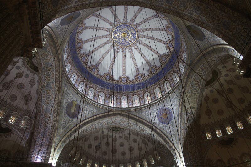 Istanbul - Inside Blue Mosque Stock Photo - Image of inside, travel ...